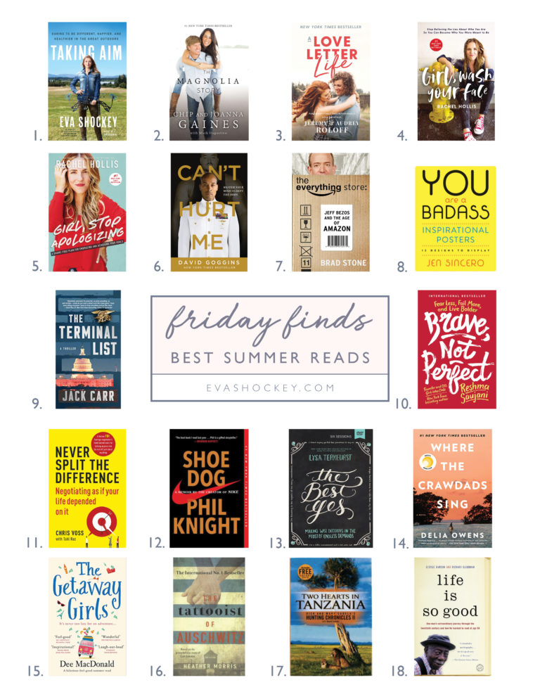 Friday Finds: Best Summer Reads - Eva Shockey